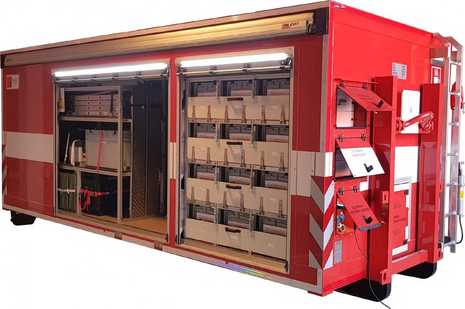 Fire and rescue containers