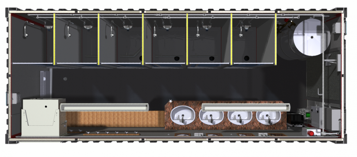 Container Ablution Showers